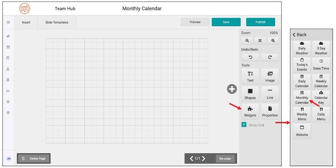 How to create a printable monthly calendar