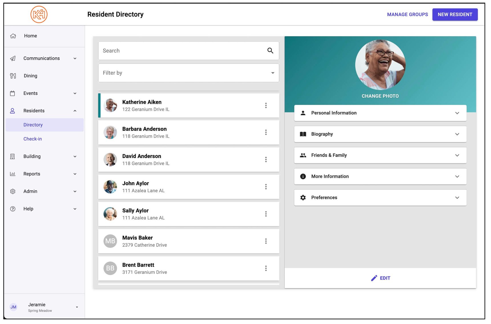 What is the Resident Directory?