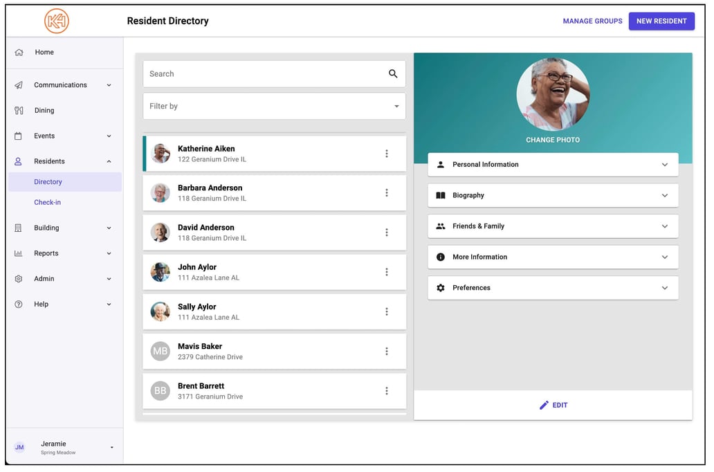What is the Resident Directory?